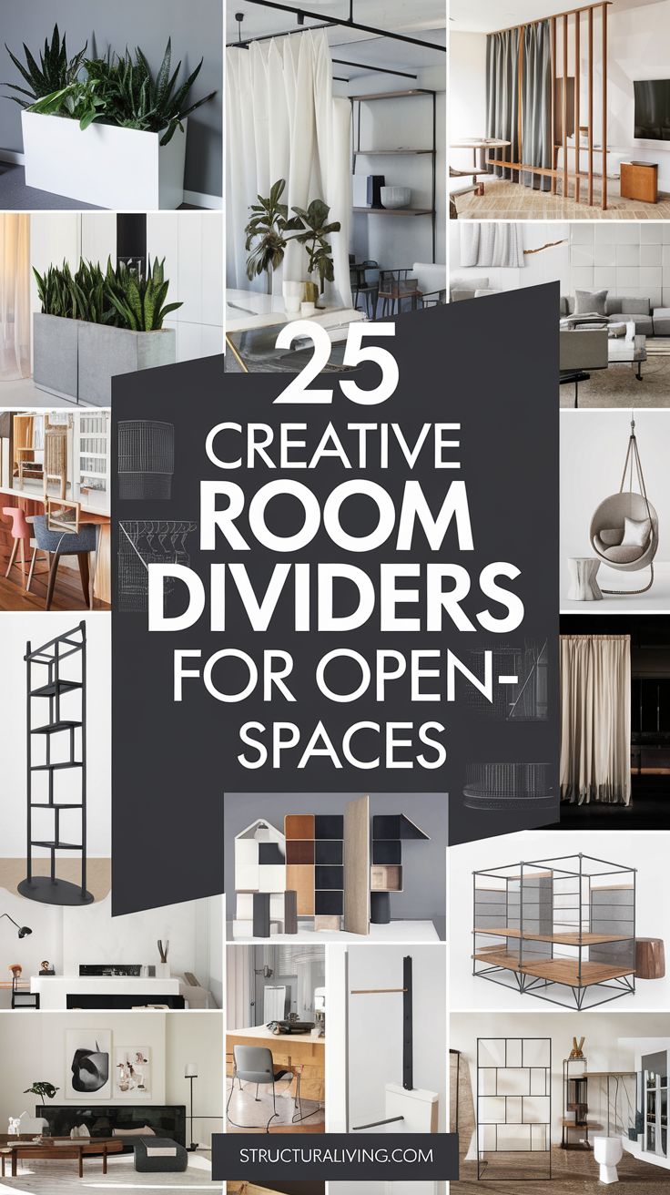 25 Unique Room Dividers to Enhance Your Open-Concept Space ...