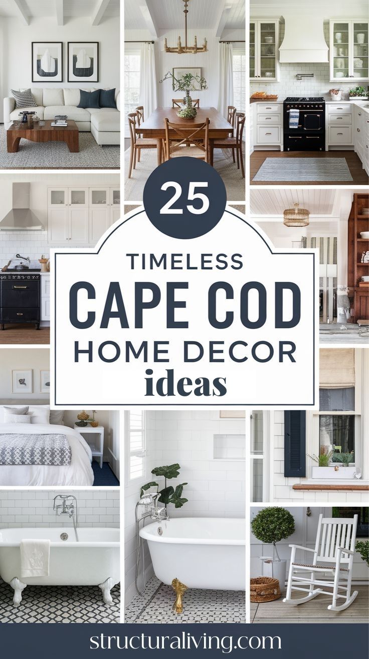 25 Timeless Cape Cod Home Decor Ideas for a Classic Look - StructuraLiving