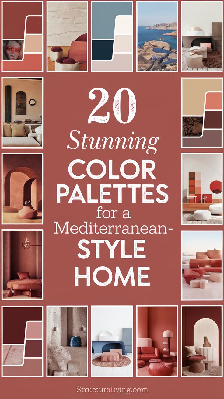 20 Stunning Color Palettes for a Mediterranean-Style Home - StructuraLiving