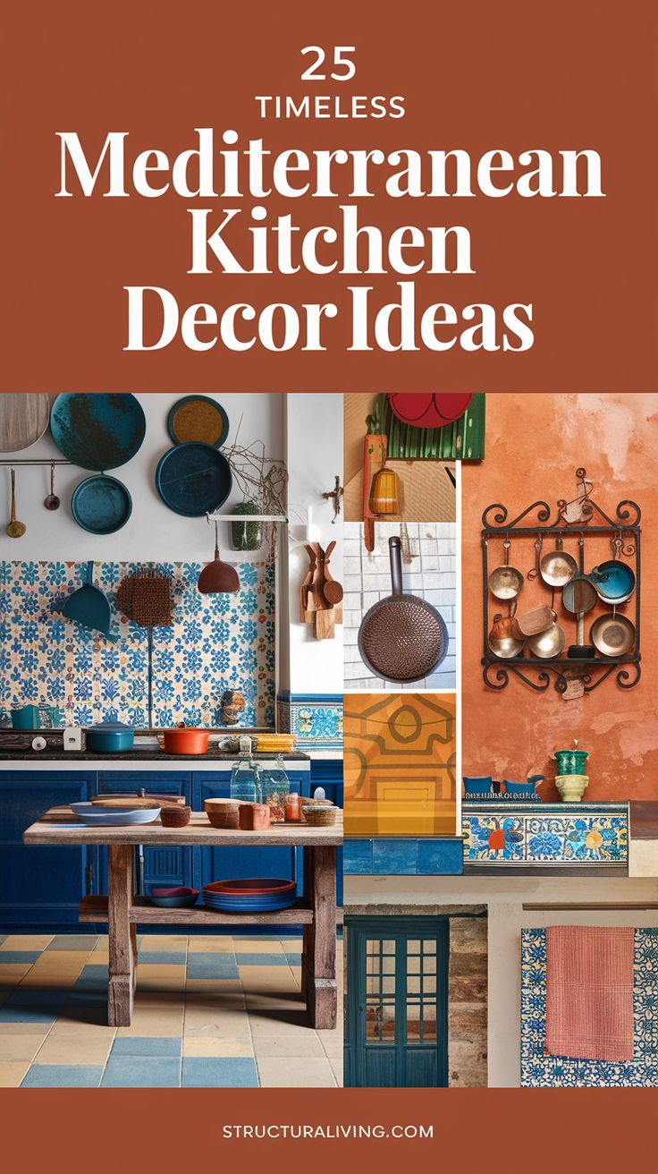 25 Timeless Mediterranean Kitchen Decor Ideas for a Stunning Space ...