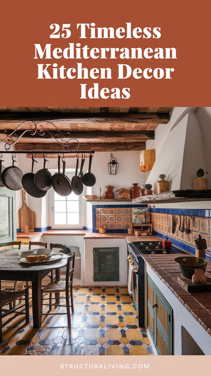 25 Timeless Mediterranean Kitchen Decor Ideas for a Stunning Space ...