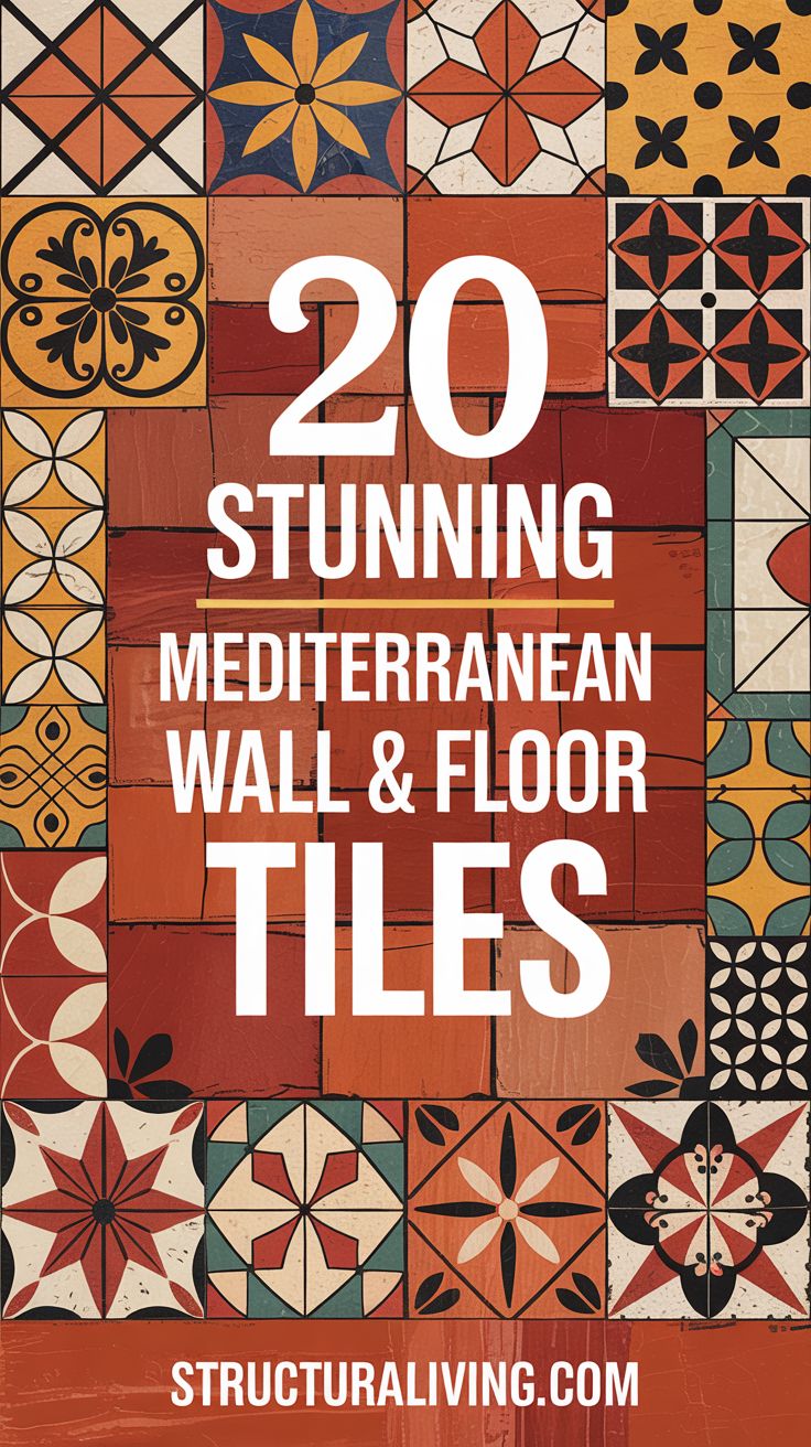 20 Stunning Mediterranean Tile Designs for Walls and Floors ...