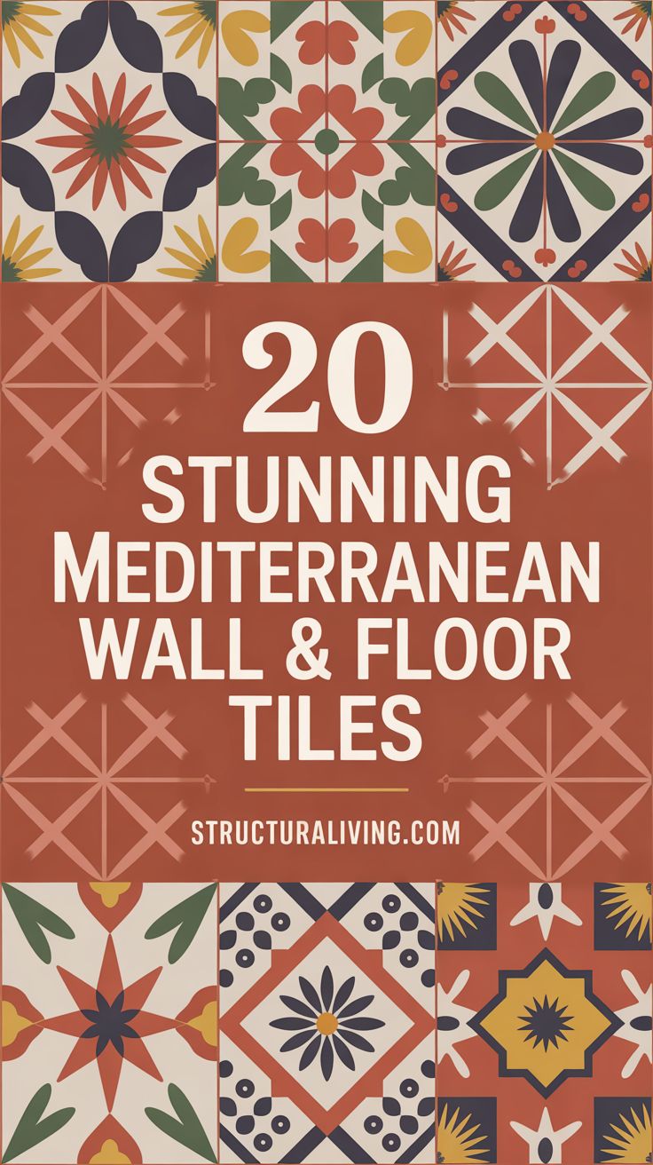 20 Stunning Mediterranean Tile Designs for Walls and Floors ...