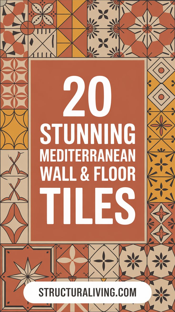 20 Stunning Mediterranean Tile Designs for Walls and Floors ...