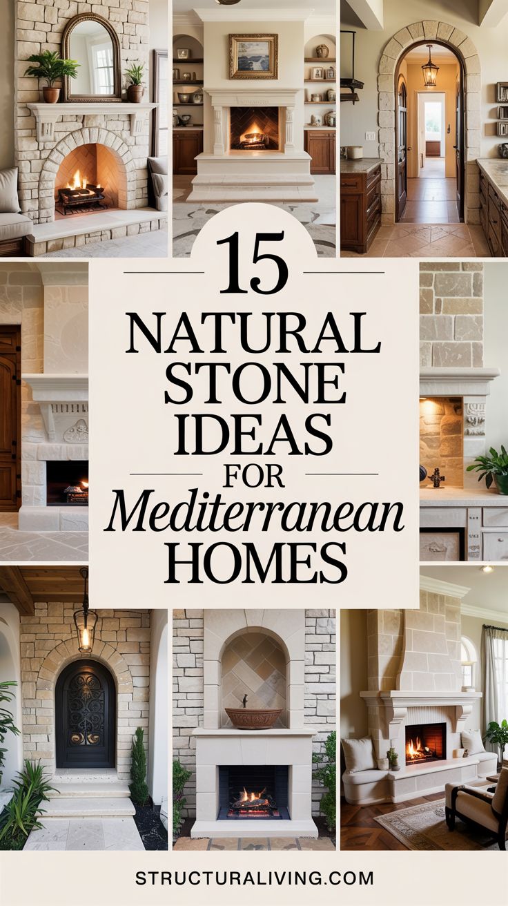 15 Stunning Ways to Incorporate Natural Stone in Mediterranean ...