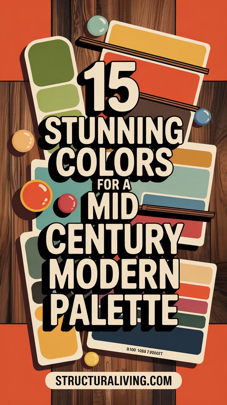 15 Stunning Colors for a Mid Century Modern Palette - StructuraLiving