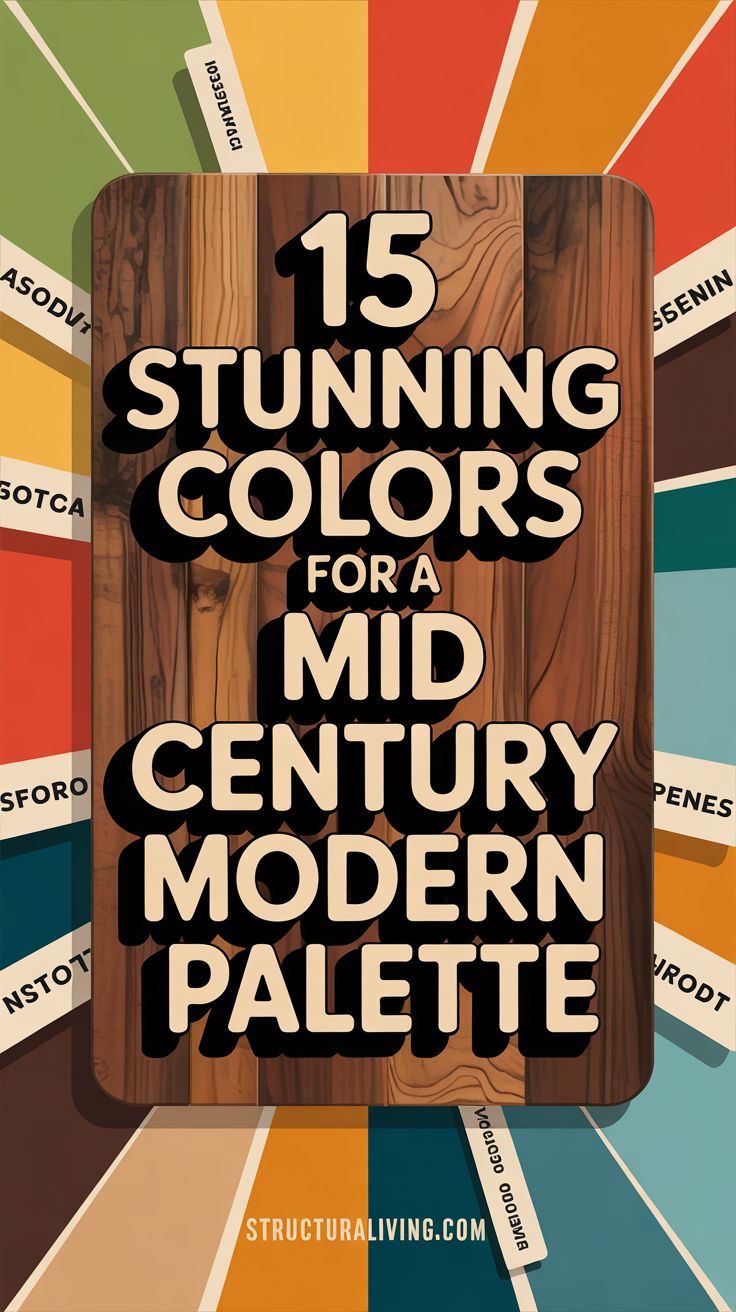 15 Stunning Colors for a Mid Century Modern Palette - StructuraLiving