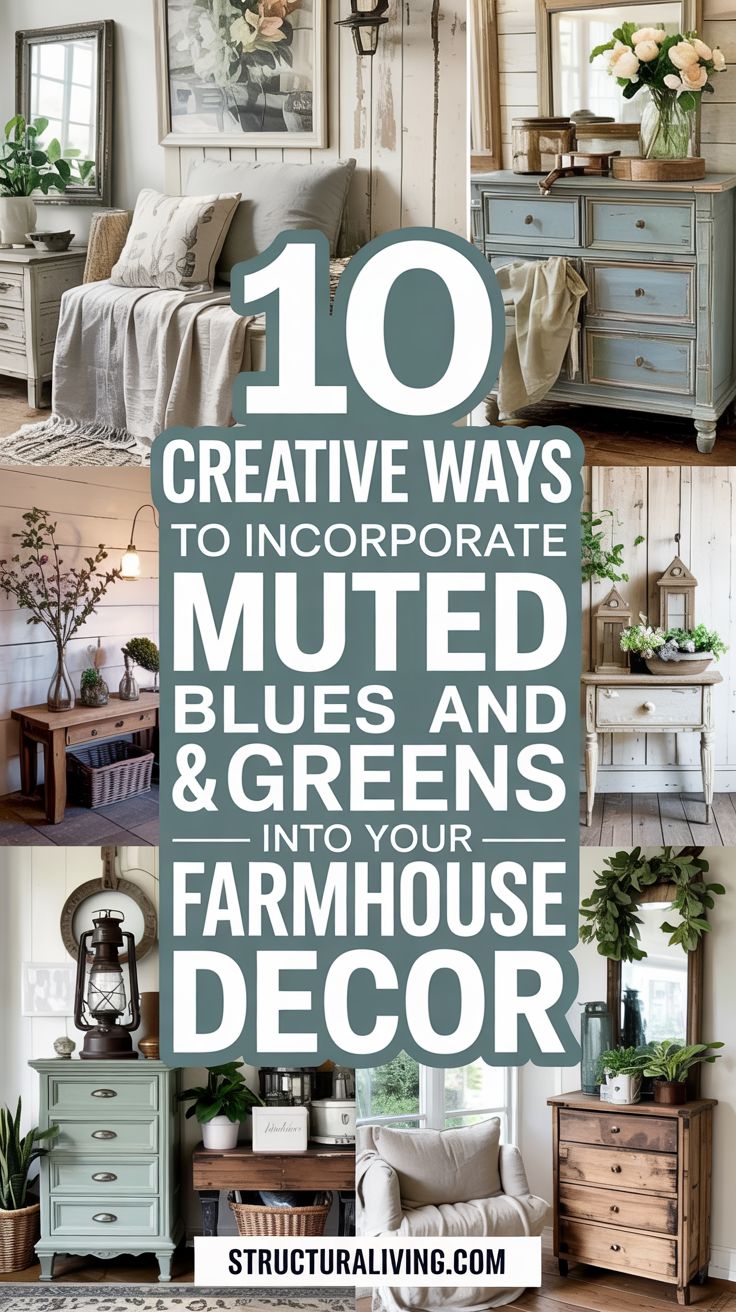 10 Creative Ways to Incorporate Muted Blues and Greens into Your ...
