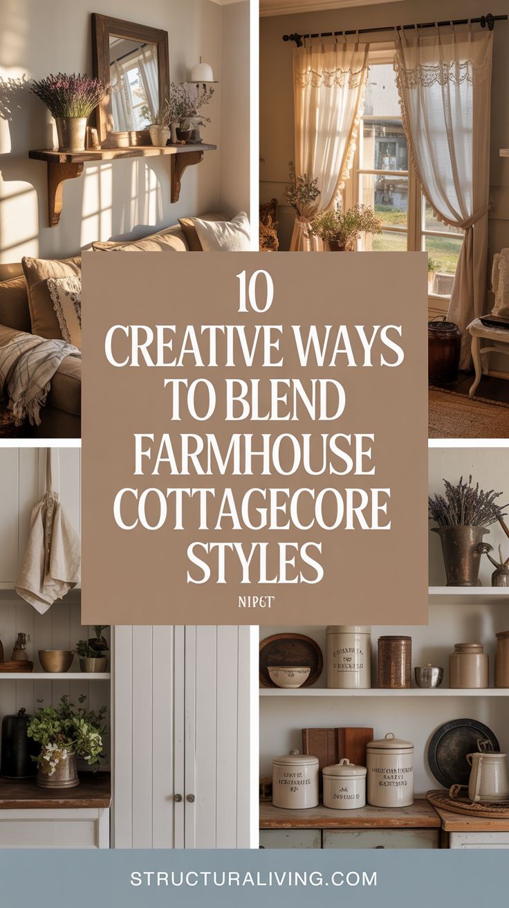 10 Creative Ways to Blend Farmhouse and Cottagecore Styles ...