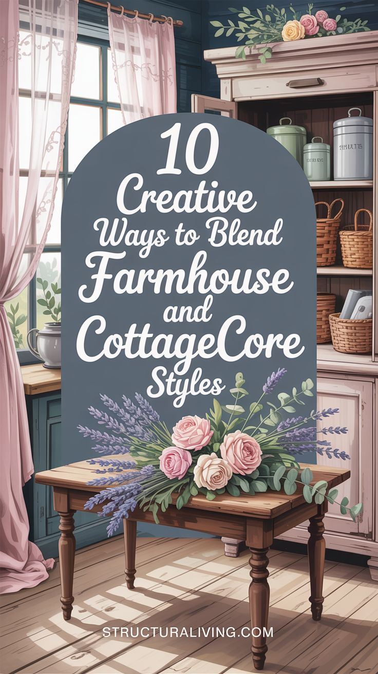 10 Creative Ways to Blend Farmhouse and Cottagecore Styles ...
