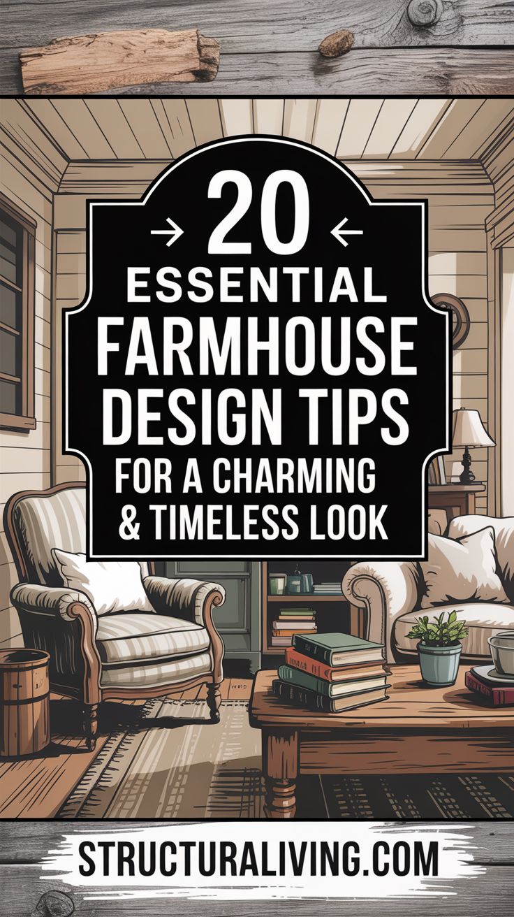 20 Essential Farmhouse Design Tips for a Charming & Timeless Look ...