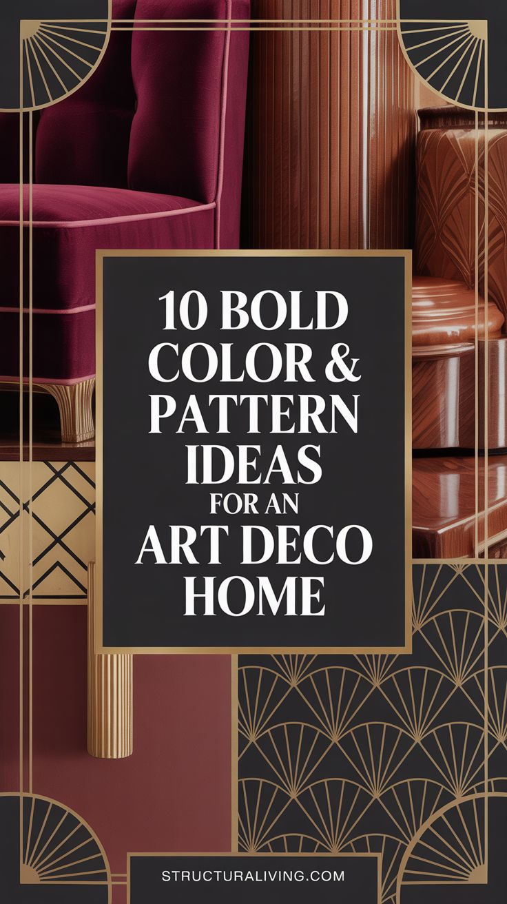 10 Stunning Bold Color and Pattern Ideas for an Art Deco-Inspired Home ...