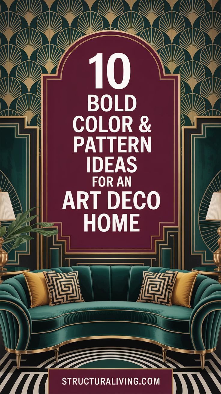 10 Stunning Bold Color and Pattern Ideas for an Art Deco-Inspired Home ...