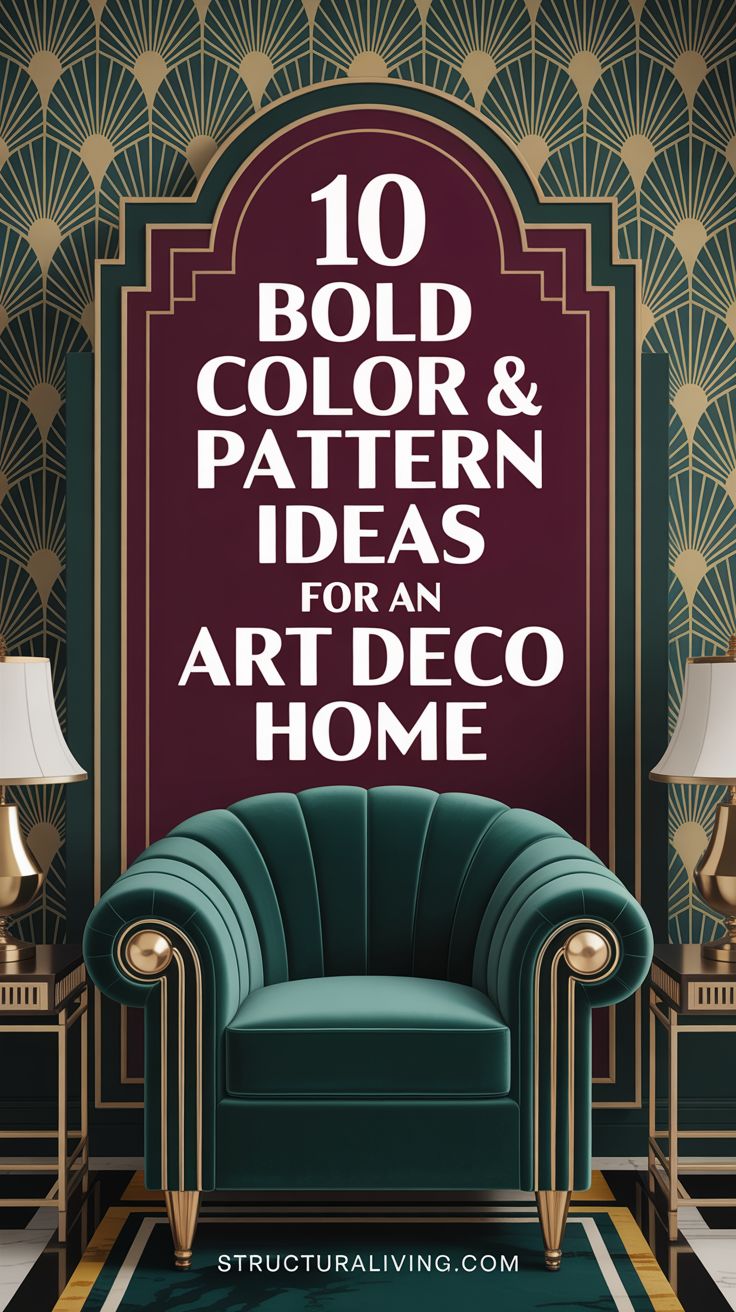 10 Stunning Bold Color and Pattern Ideas for an Art Deco-Inspired Home ...