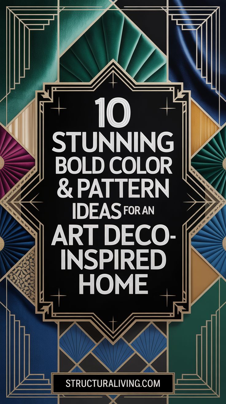 10 Stunning Bold Color and Pattern Ideas for an Art Deco-Inspired Home ...