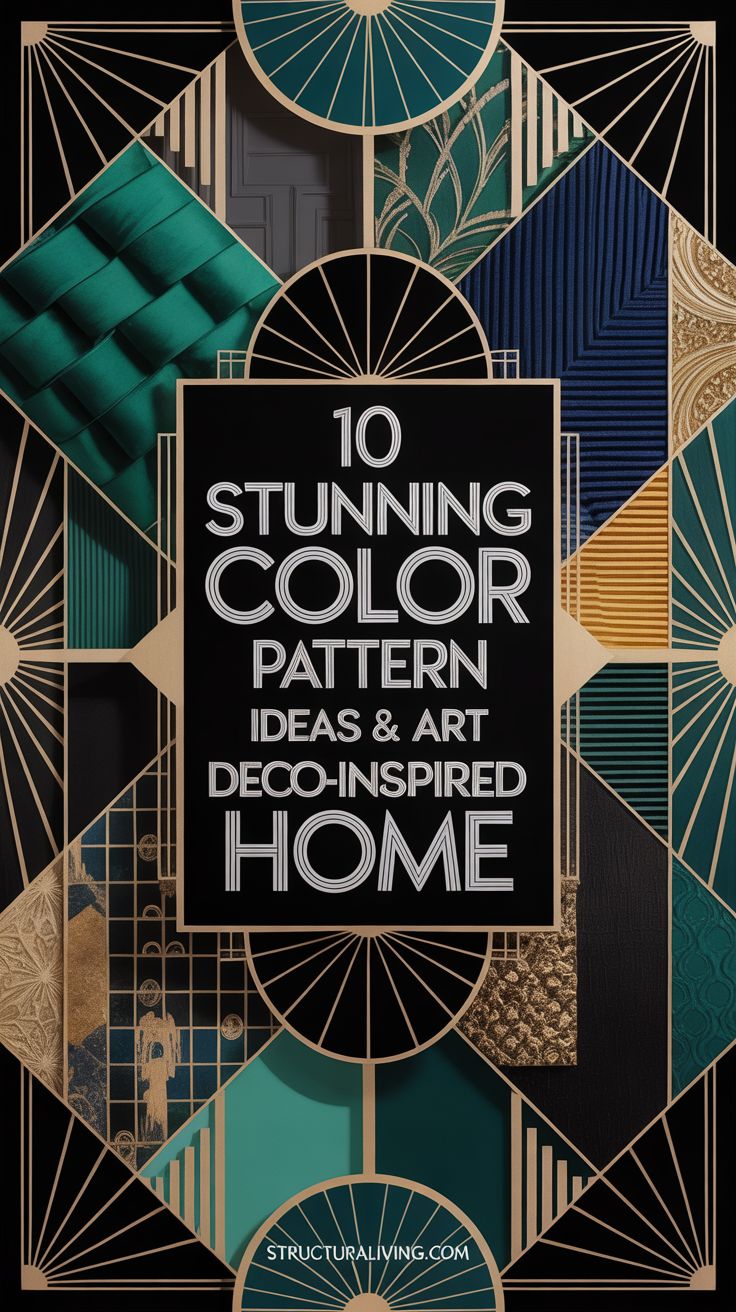 10 Stunning Bold Color and Pattern Ideas for an Art Deco-Inspired Home ...