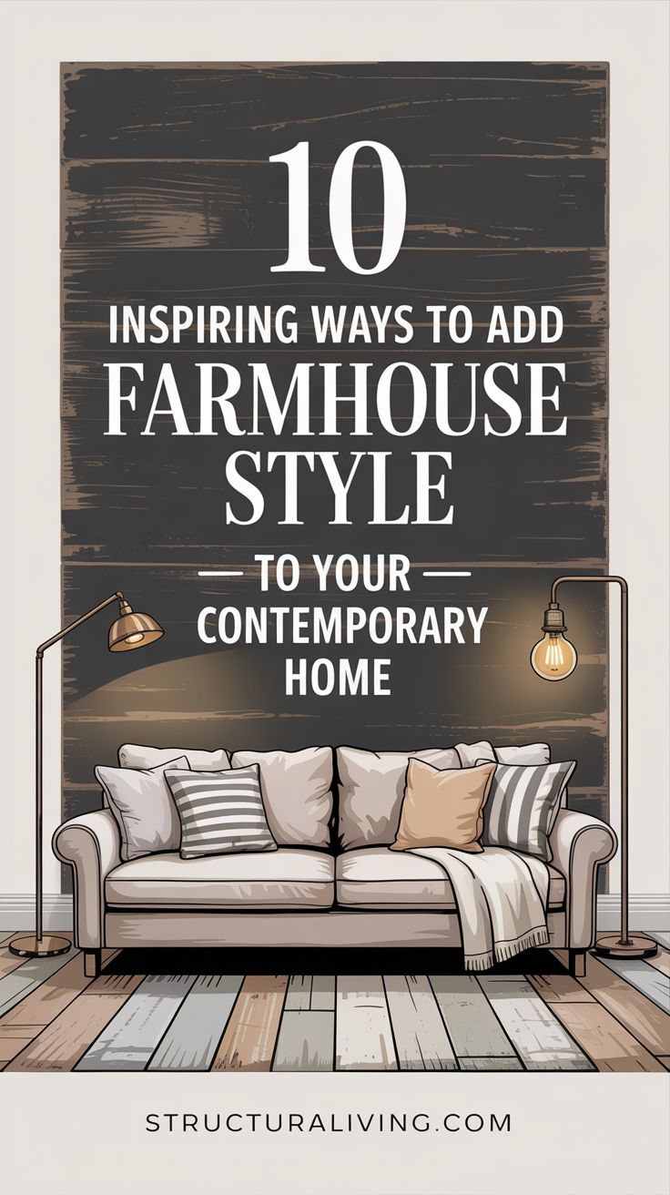 10 Inspiring Ways to Add Farmhouse Style to Your Contemporary Home ...